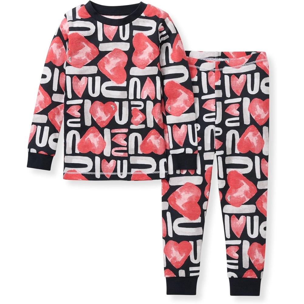 Pajamas, 2-Piece Long Sleeve Tee and Long Pant Cotton PJ Set, Sizes 12 ...